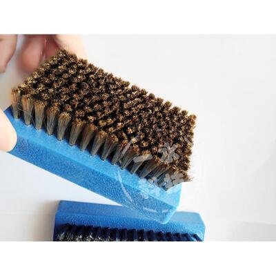 进口铜丝刷陶瓷网纹辊钢丝刷专用清洗刷不伤棍铜丝刷0.076