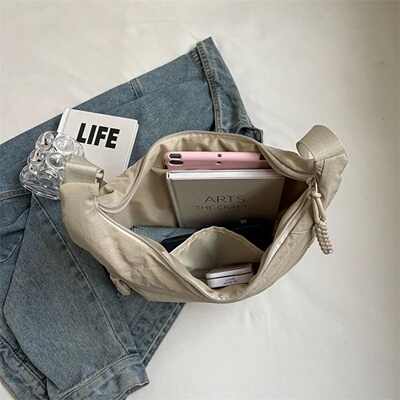 Nylon Fabric Shoulder Bag New High Capacity Women's Crossbo