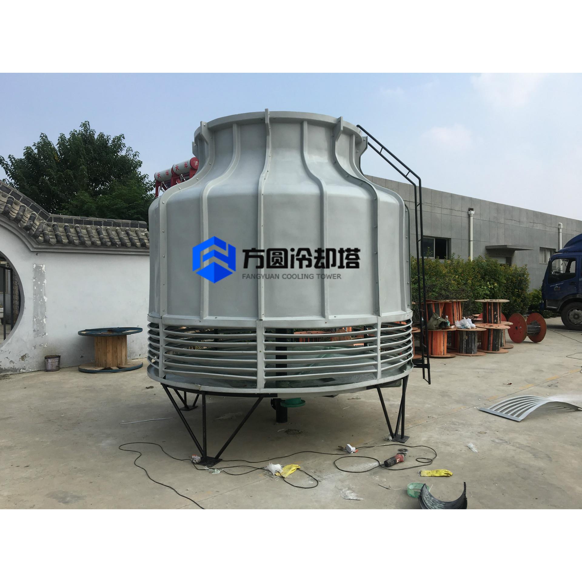 圆形逆流式玻璃钢冷却塔 50立方/T/吨 凉水塔