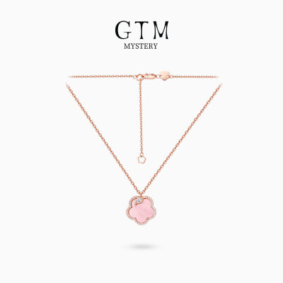 GTM樱花母贝项链925纯银轻奢百搭