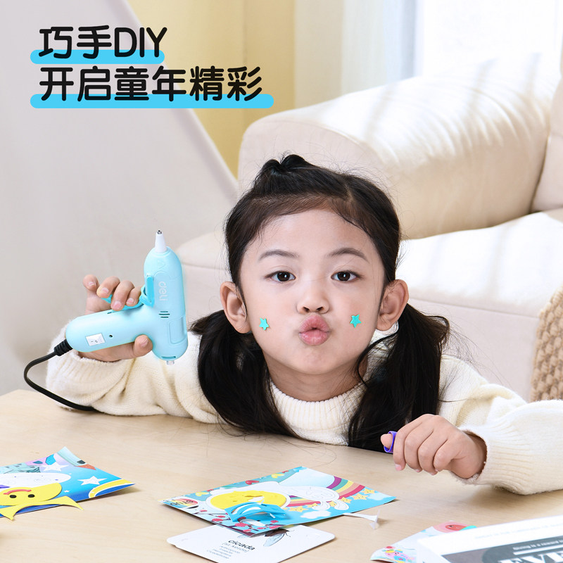 热熔胶枪手工家用儿童手工制作迷你小型电热溶棒条高粘强力胶水