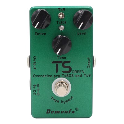 电吉他 贝斯 手工单块过载效果器Tube Screamer TS9 TS808 二合一