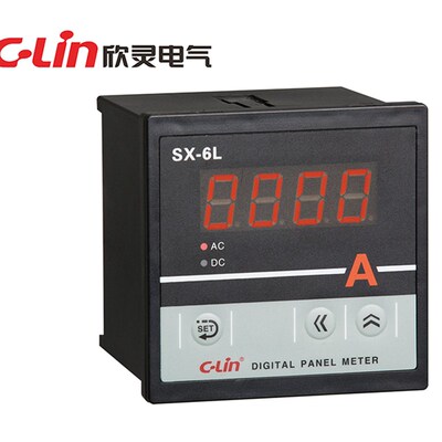 欣灵牌SX-6L AC5A AC500V数显电流表/电压表/显示量程可调AC220V