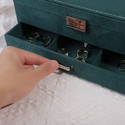 极速20a22 New Fashion Style Flannel Double Layer Jewelry Hol