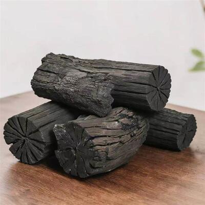 青冈炭栗木炭原木无烟耐烧型围炉煮茶烧烤专用户外烤肉取暖果木炭