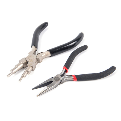 极速1Set Jewelry mPliers Sets Carbon Steel Round Nose Pliers