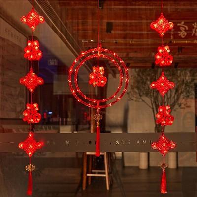 春节挂灯连串灯笼带灯发光装饰灯小彩灯闪灯串灯过年家用阳台新年
