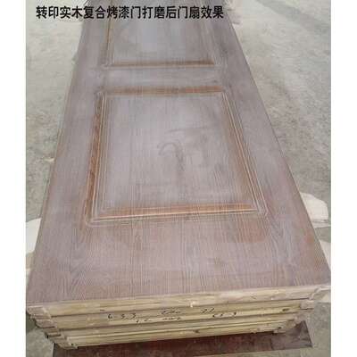 工FS8041厂直供酒店卫F生间门璃转印烤门实木复合门套装门玻门漆S