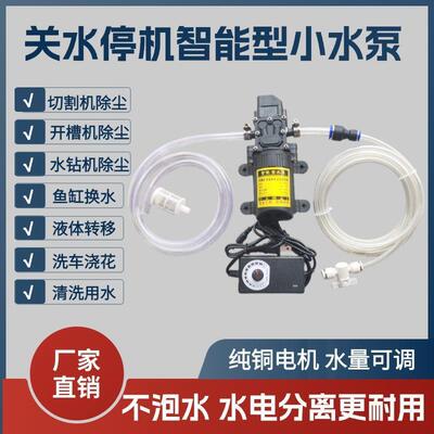 2967水家用20V小水泵抽水泵开槽机切水泵小型割机水钻自吸泵抽水
