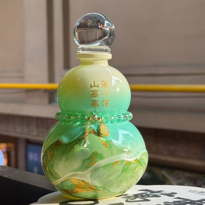 【官方授权】杭州灵隐葫芦水壶大容量葫芦水杯中国风元素玻璃杯