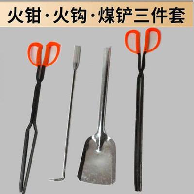 火夹钳家用烧火钳子夹煤卫生间垃圾夹子火钩子煤铲子火剪火棍煤灰