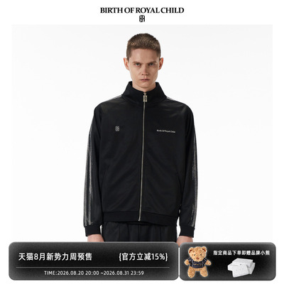 BIRTH OF ROYAL CHILD.BORC 【李淑元同款】烫钻运动外套暗夜钻光
