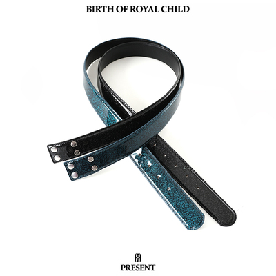 BIRTH OF ROYAL CHILD.BORC 星空皮带果冻肌理感头层牛皮定制五金