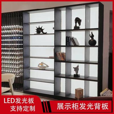 上海LED导光板侧光源发光板厨柜不锈钢展示柜亚克力发光背板定制