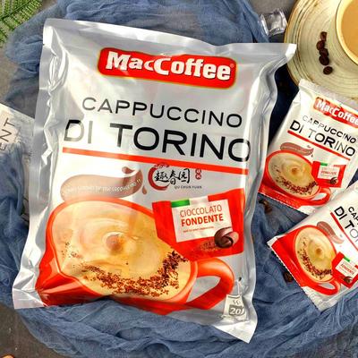 俄罗斯进口马来西亚美卡菲速溶咖啡Maccoffee三合一卡布奇诺510克