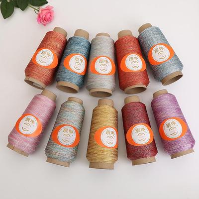 银申闪金线洒金线手鞠球专用线双丝线亮片亮片金线手工亮丝