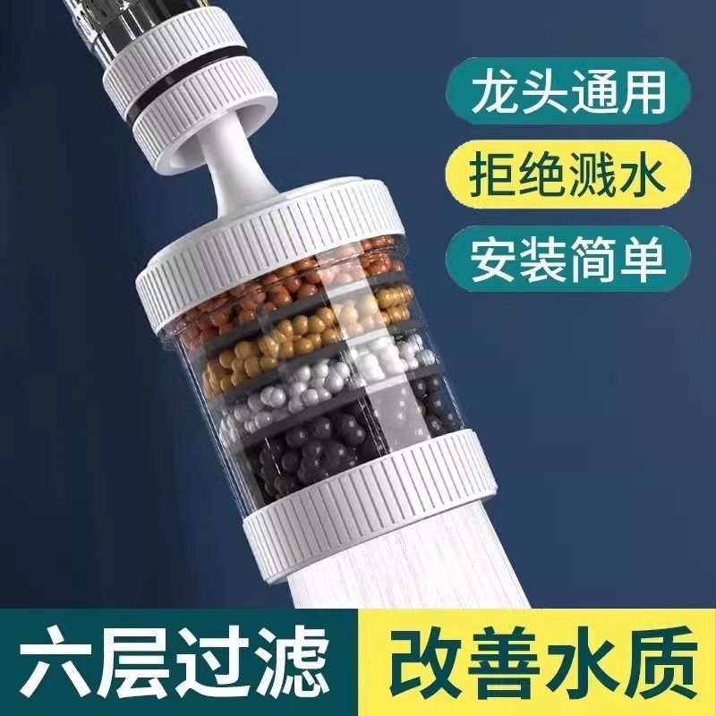 水龙头延伸过滤器防溅嘴厨房净水神器万能家用自来水通用净化
