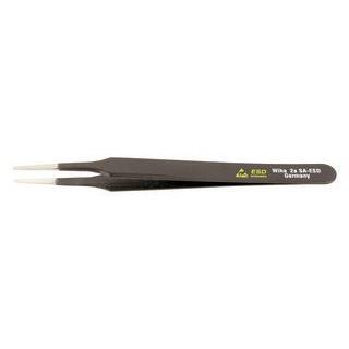 德国 威汉Wiha 44505 镊子 静电 直型 圆形不锈钢 120 mm长度