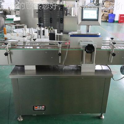 制药食品GVO工厂圆方形瓶胶立式高速全自签动定位不干标打码贴标