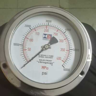 询价拍~STEWARTS一USA，高压压力表，实物拍照。
