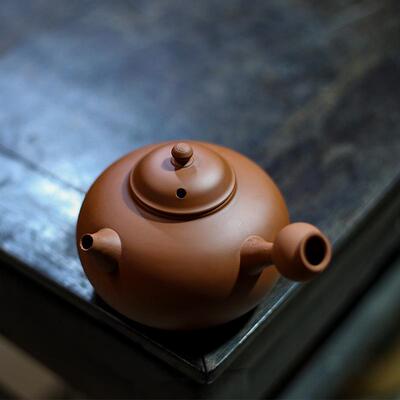 林卫东全手工薄胎紫砂铫潮州工夫茶炭炉碳煮茶壶烧水壶梨式