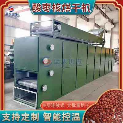 连续式酸枣核烘干机 大型全自动酸枣仁枣仁干燥机 山枣核风干设备