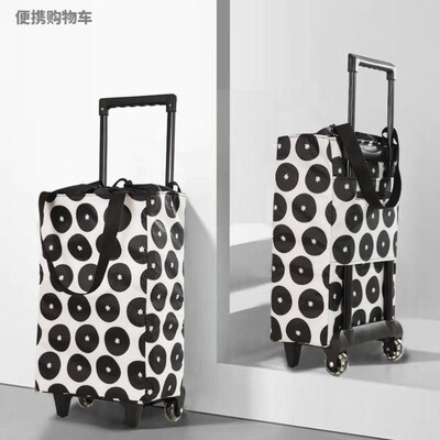 功能购拉物车家用小推车大容量手车超拉G78320杆多包老人市买菜小