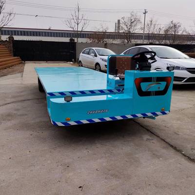 电动四轮手推车拉货车农场菜市场搬运平板车骑行款工厂货物平板车