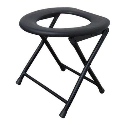 Camping Toilet Seat Commodes Toilet Chair Foldable for