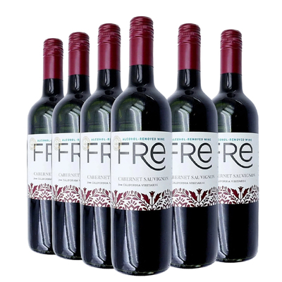 fre舒特轻舞脱醇葡萄酒无醇赤霞珠红750ml应酬挡酒无酒精原装进口