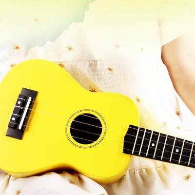 2碳1寸黑尤他尤克里里克里里初学者小色吉女生儿童入门纤维ukulel