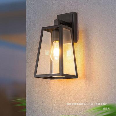 户外防水壁灯约院大无品牌/门柱子花园别墅庭外墙室外简阳灯台复