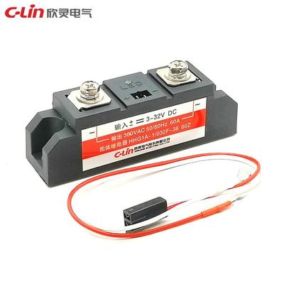 1640欣灵固态继电器HHG1A1/02F-38630Z单相工业级SSR-DA60-A