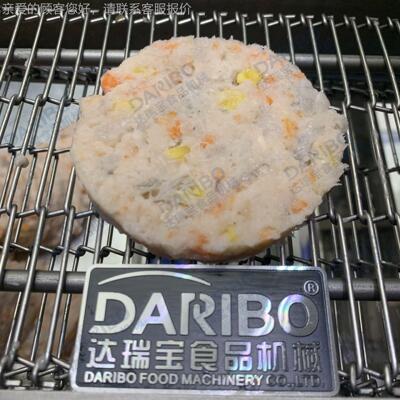 达瑞宝虾机饼成型机 河虾饼压饼BAV机 鱼虾肉饼成Q型 自动虾饼成