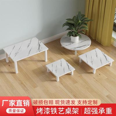 置物架增高单一层落地式厨房灶台微波炉花盆支架显示器垫底座托盘