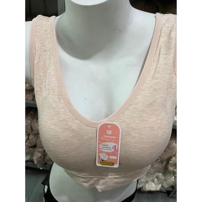 科曼芬814运动胸罩薄固定杯抗菌裸氨透气乳胶托举棉胸罩