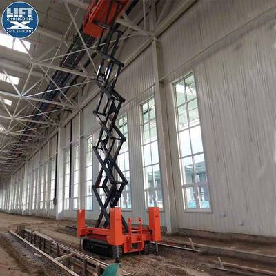 行走履带升降平 1自CFPT046Z0米带式升降机液压支腿台履带式高空