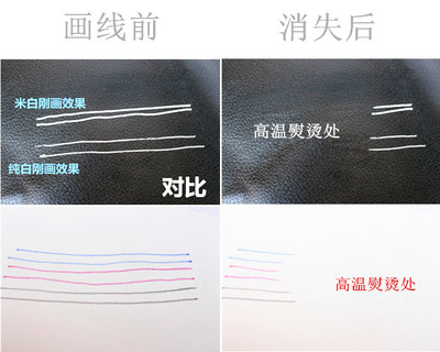 2P80特粗巨无霸高温消失笔服装皮革画线点位熨烫热自动退色水消笔