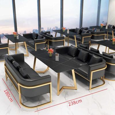 北欧咖啡厅奶茶店休闲洽谈茶楼餐吧商用西餐厅卡座沙发桌椅组合