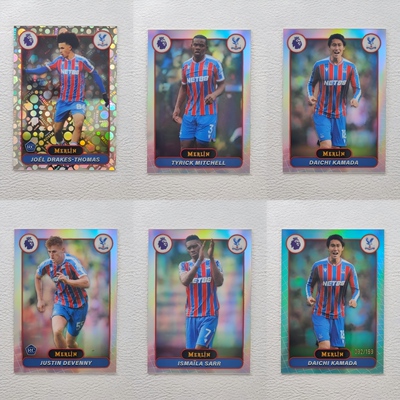 Topps Merlin 英超回归元年 水晶宫 镰田大地 德文尼 萨尔 球星卡