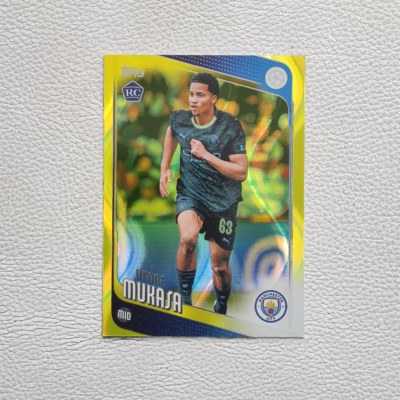 Topps 2026 UCC 曼城 穆卡萨 Mukasa 新秀RC 金 折射 球星卡
