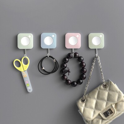 振信948厂家批发创意衣钩塑料挂钩北欧简约粘钩 强力门后厨房