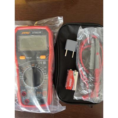 滨江DT9922B数字万用表DT9923B数字高精度9928B防烧型多功能电工