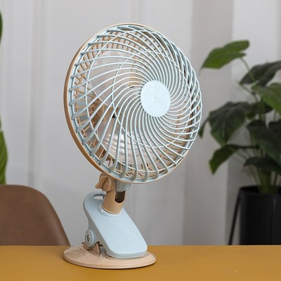 电风扇家用插电式小台扇桌面学生宿舍床上寝室床头静音办公台夹扇