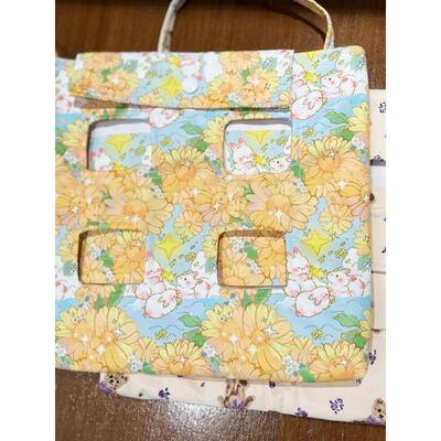 防水面料草袋草架易打理不沾毛兔子定制草袋 绑绳/钩子可选