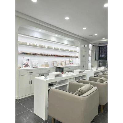 尚网红美甲桌经椅套装简约韩45028式济型美甲日店桌子时式单双人