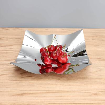 代简现约不锈钢厅收纳果盘售摆件样板房客茶几餐DUX桌楼部家居装