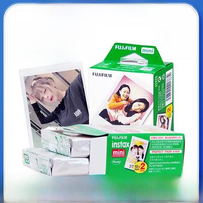 Instaxmini富士即时相纸白色边缘3英寸Mini11/8/9/7C/7S/25/70/90