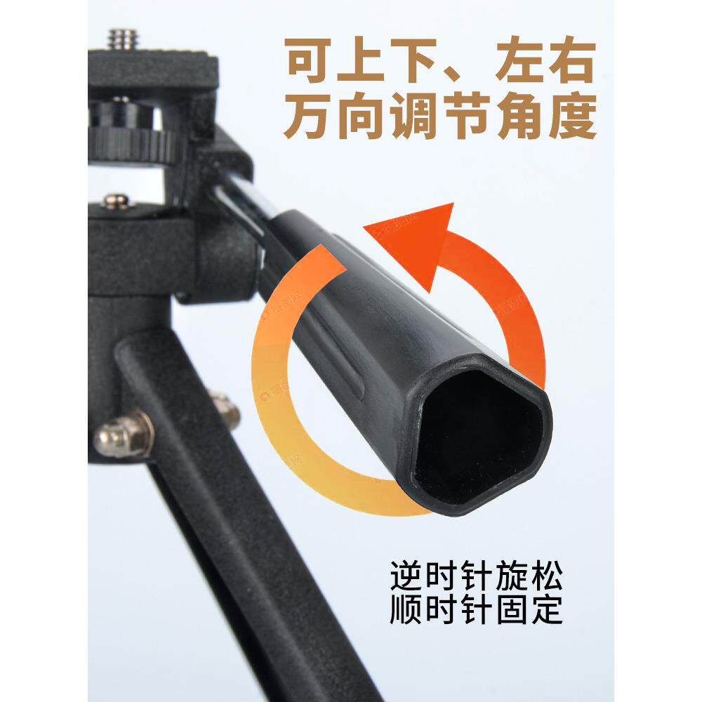 小三脚架单筒双筒望远镜观鸟镜配件折叠三脚架迷你桌面金属支架