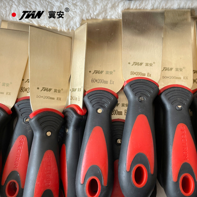 防爆紫铜油灰刀紫铜塑柄除锈铲刮刀铜铲刀铝L青铜铲刀腻子刀1寸2